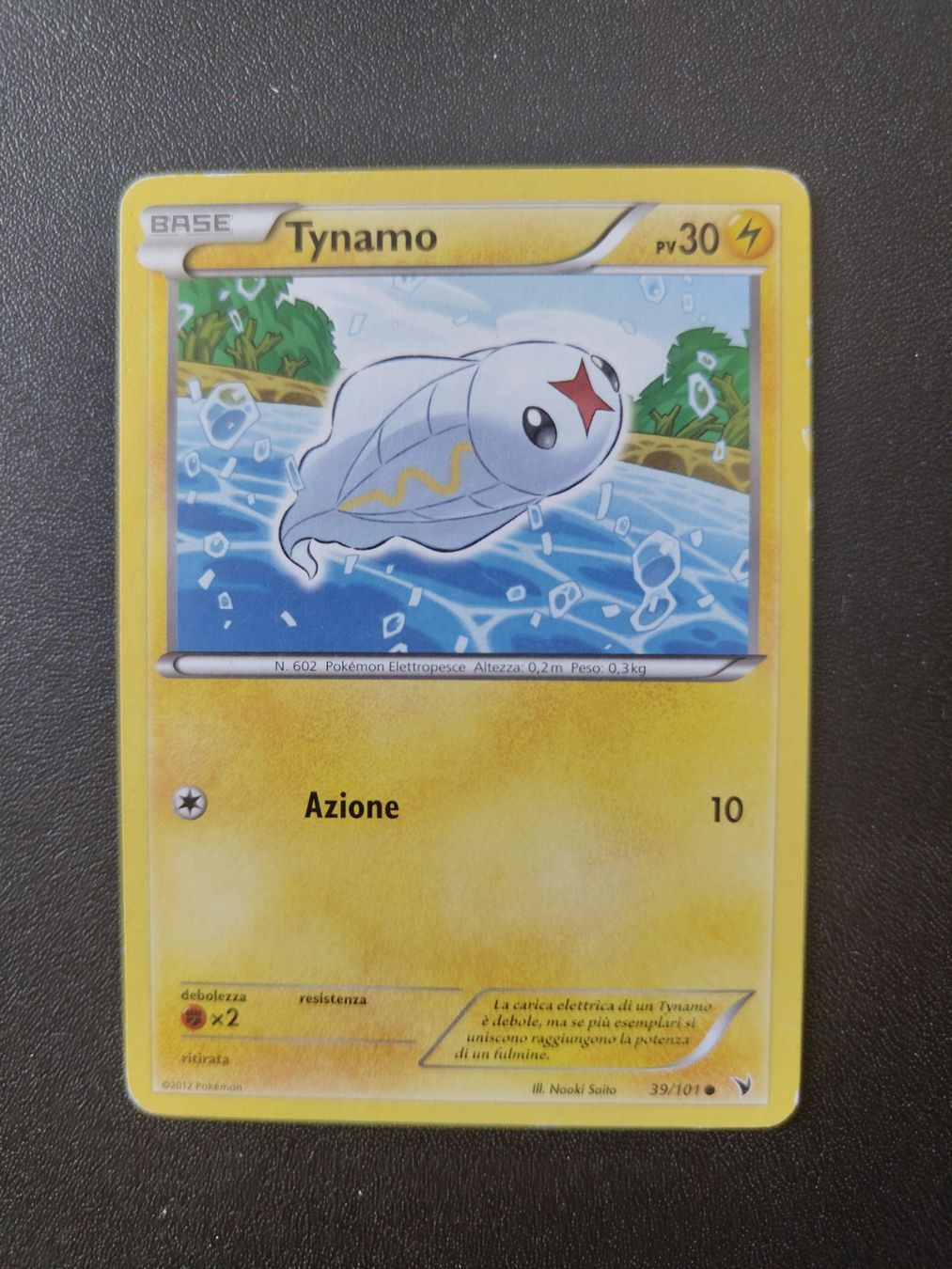 Tynamo 39/101 Pokémon Noble Victories 2012 (IT) ab 1.- (Gebraucht) in ...