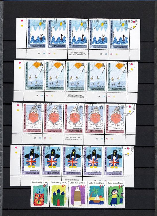 #BLKFRI -50% Coll. dessins d'Enfants Y2K AUS/NZ+ +2 Monnaies (Neuf ...