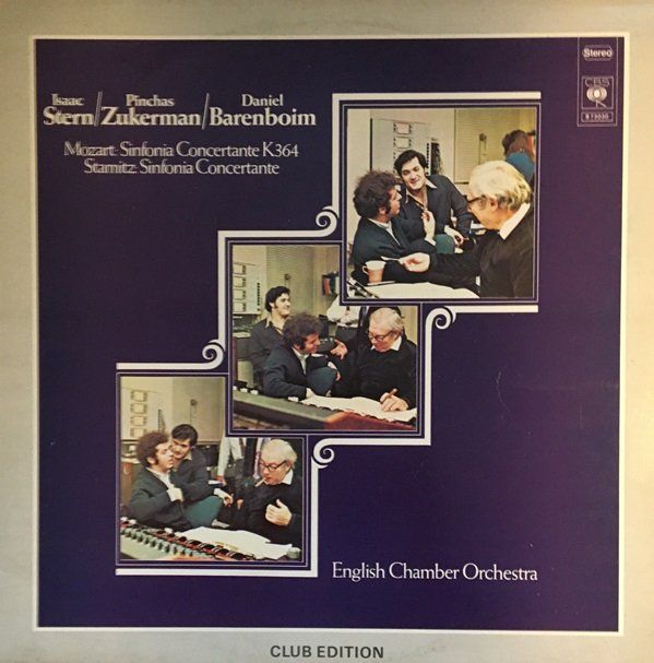 Mozart/Stamitz – Sinfonia Concertante (LP, Stern/Zukerman) (Gebraucht ...