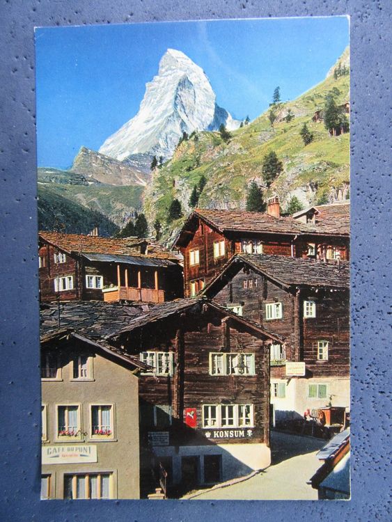AK VS ZERMATT MATTERHORN KONSUM CAFE DU PONT (Gebraucht) in Ettingen für CHF 0.95 – mit ...