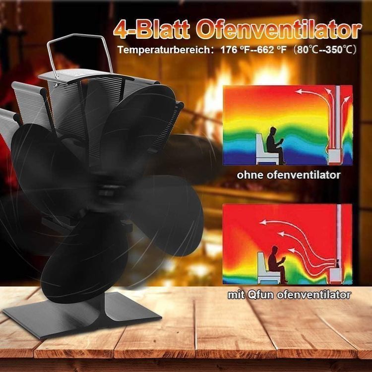Kaminventilator 4 Blätter Ofenventilator (Neu (gemäss Beschreibung)) in Thun für CHF 40.5 – mit ...