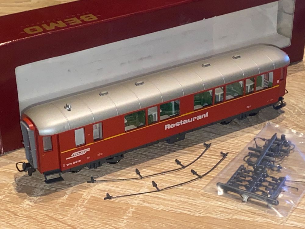 AEMA 101184-19 H0m Bemo RhB Speisewagen WR 3913 Portofrei | Kaufen auf Ricardo