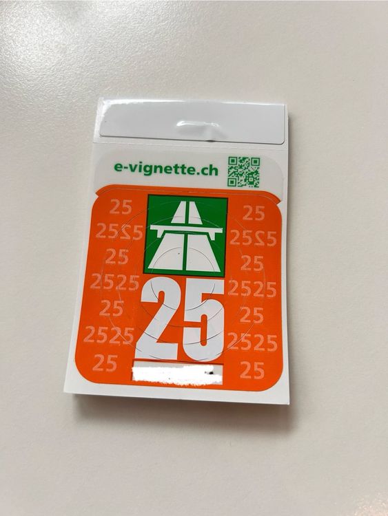 Schweizer Autobahnvignette 2025 - 5 Stk. (Neu und originalverpackt) in Winterthur für CHF 150 ...