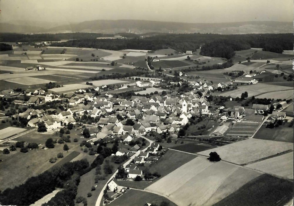 Ossingen ZH Flugaufnahme Nr.61/6/743 , ca.1960 | Kaufen auf Ricardo