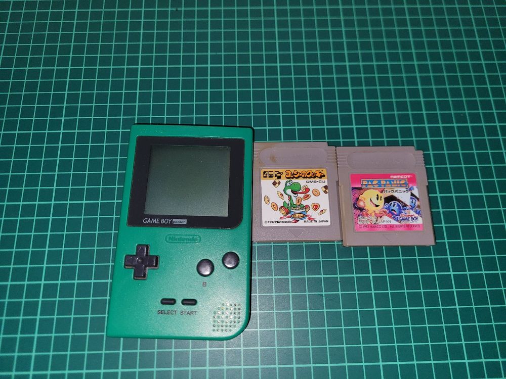 Game Boy Pocket Green - Includes Two Games - Tested! (Gebraucht) in ...