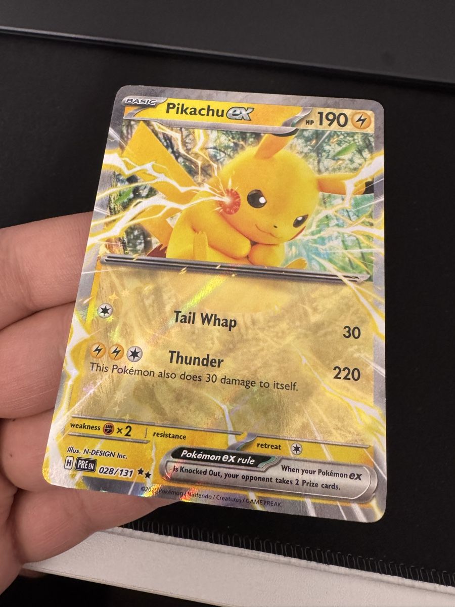 Pikachu ex – 028/131 – Prismatic Evolutions (2025) – Pokémon (Neu ...
