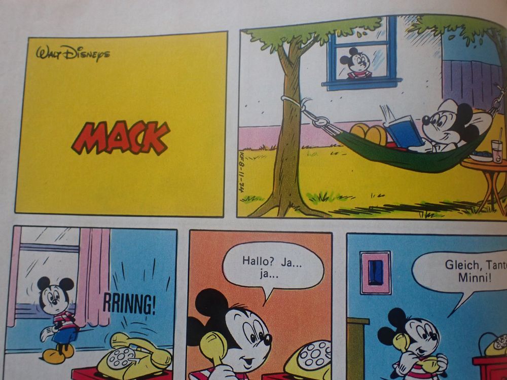 2 alte MICKY MAUS Comic Hefte von 1978 Walt Disney (Gebraucht) in ...