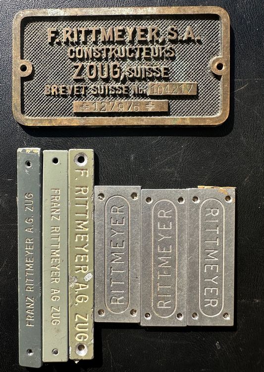 Schilder Rittmeyer Konstrukteure Zug (Gebraucht) in Seltisberg für CHF ...