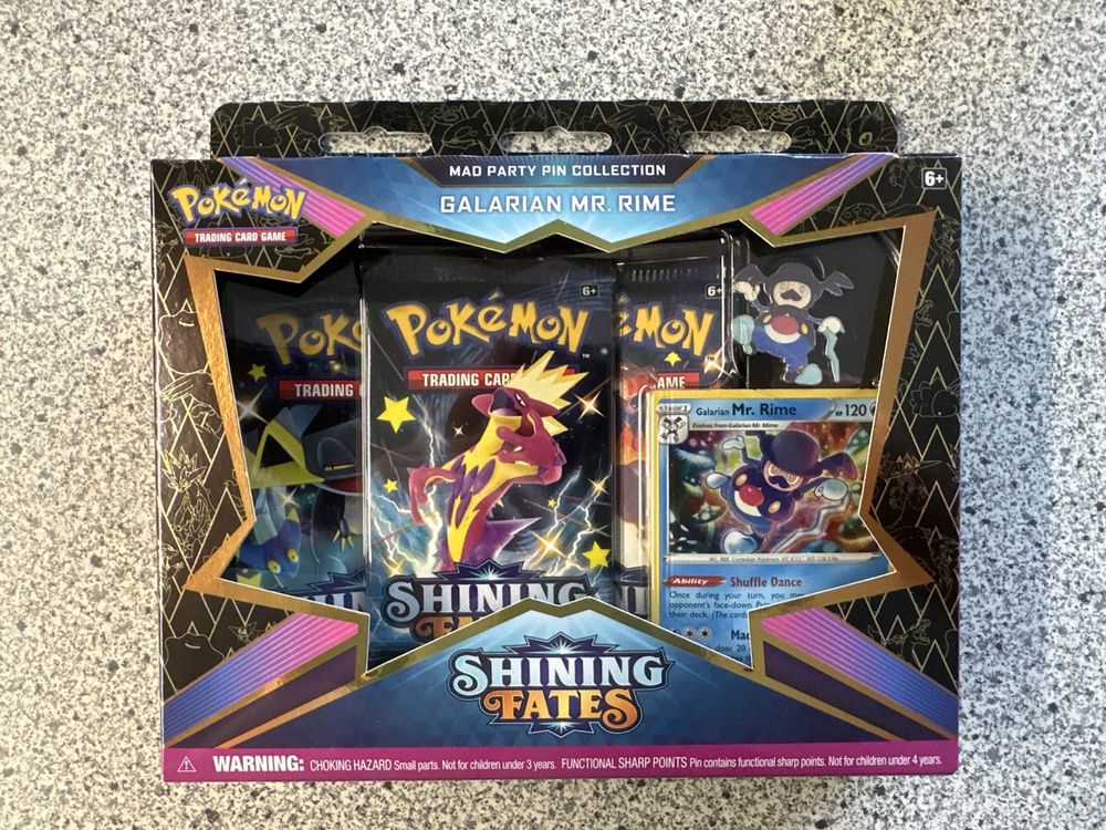 AB 1 FR. Pokemon Shining Fates Galarian Pin Collection | Kaufen auf Ricardo