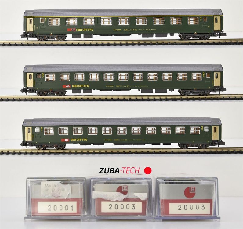 Hobbytrain 3x RIC Personenwagen SBB N (Gebraucht) in St. Gallen für CHF ...