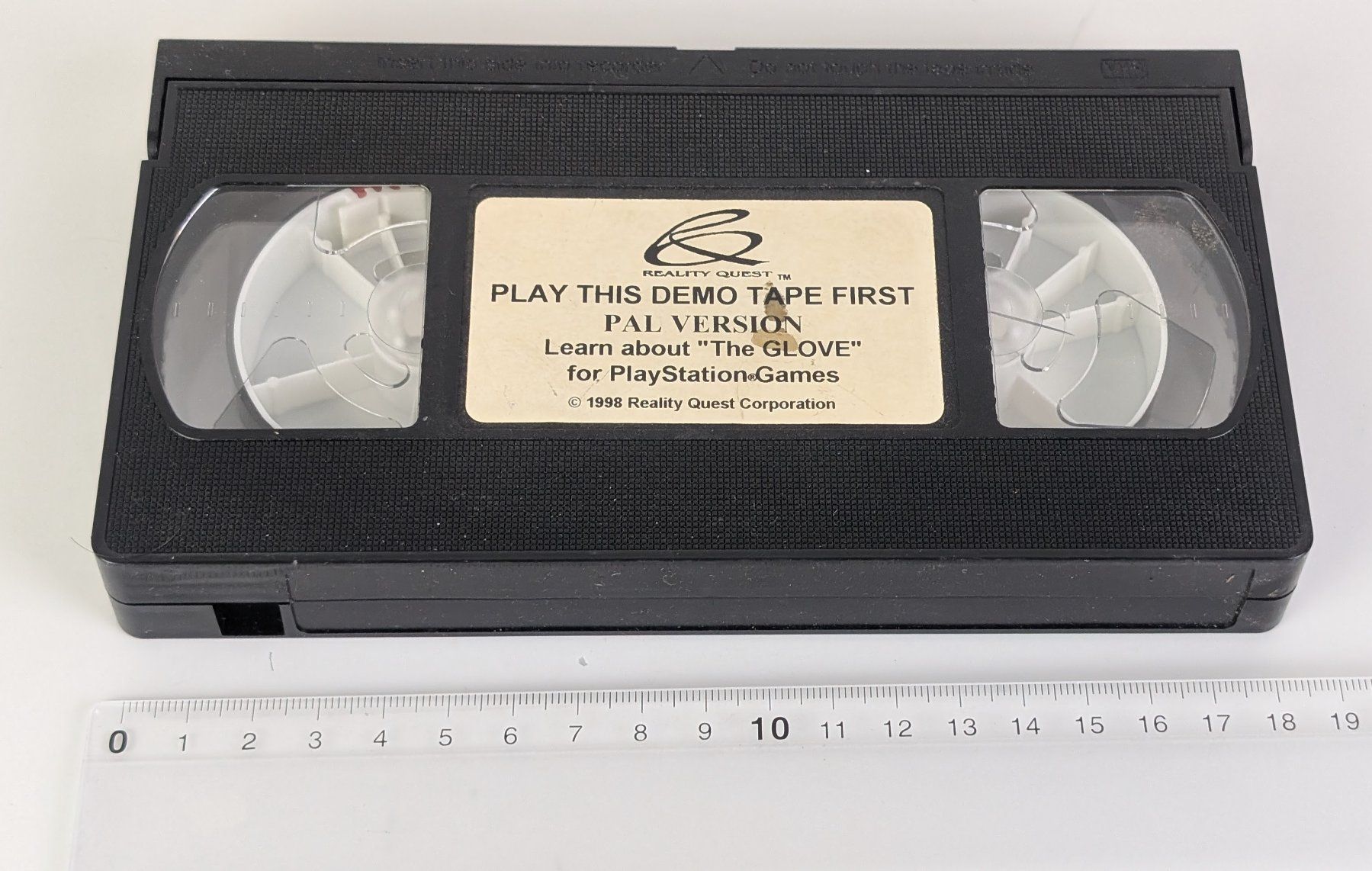 "The Glove" Demo VHS Kassette von Reality Quest 1998 ! (Gebraucht) in ...
