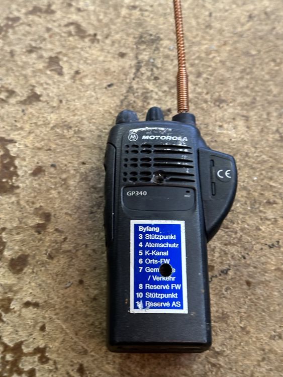 Motorola Funkgerät GP340 (Gebraucht) in Langenthal für CHF 99 – nur Abholung auf Ricardo kaufen