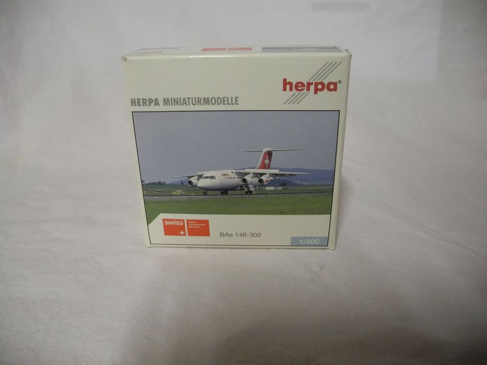HERPA NR. 510455 BAE 146-300 SWISS 1:500 MIB | Kaufen auf Ricardo