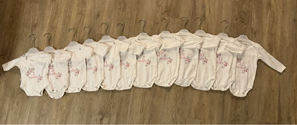 Baby Body Set "Monate" 1-12 Monate süss (Neu (gemäss Beschreibung)) in ...