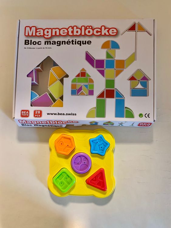 Bea Magnet Bauklötze Magnetblöcke u Formen Puzzle Spiele (Gebraucht) in ...