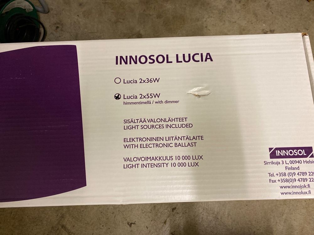 Innosol Lucia 2x36w Lichtteraphie | Kaufen auf Ricardo