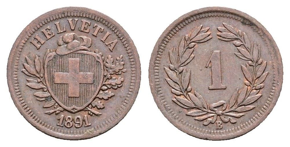 Schweiz - 1 Rappen 1891 | Kaufen auf Ricardo