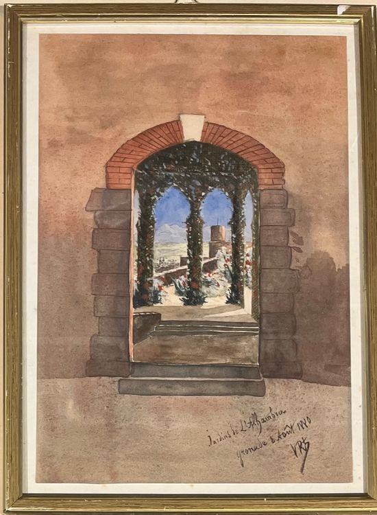 Stilleben Aquarell, Unlesenlig Signiert | Kaufen auf Ricardo