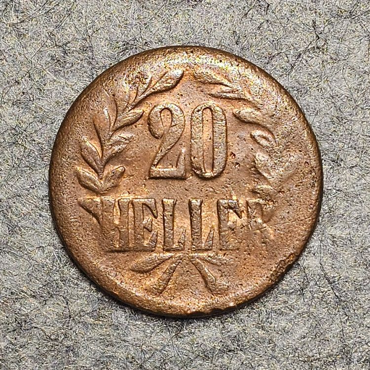 Afrique orientale allemande - 1916 T - 20 heller (TTB/SS) (D'occasion) à Bullet pour CHF 19 ...