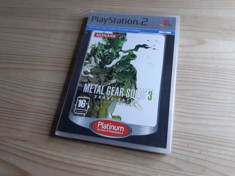 Metal Gear Solid 3 Snake Eater - Platinum - NEU - PS2 (Neu und originalverpackt) in Welschenrohr ...