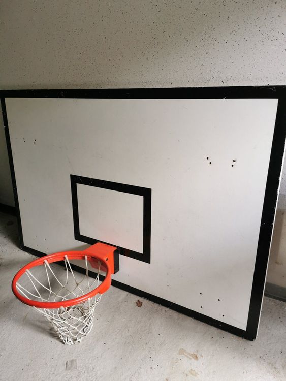 Profi NBA Basketkorb, massives Holzbrett | Kaufen auf Ricardo