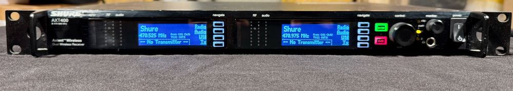 SHURE AXT400 Analog inkl. 2 x Hand, 4 x Akku und Ladestation (Gebraucht ...