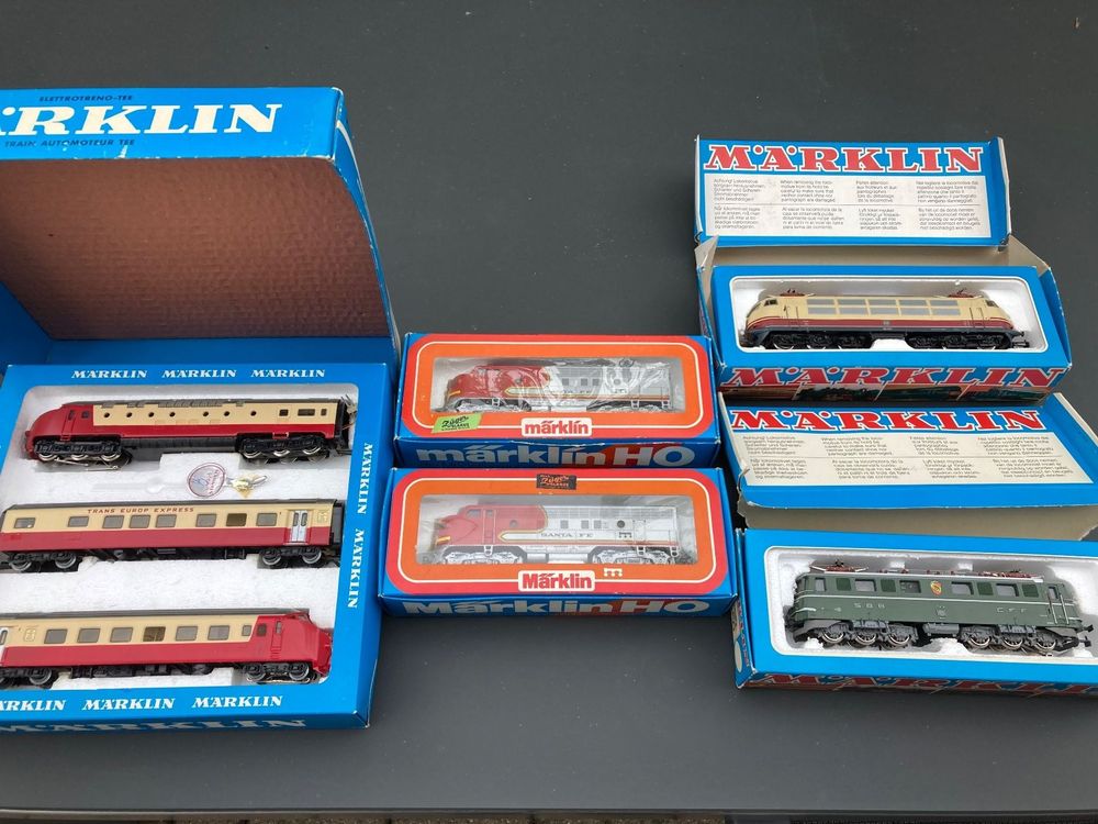 Grosses Märklin Eisenbahn Lokomotiven und Wagons Konvolut | Kaufen auf Ricardo