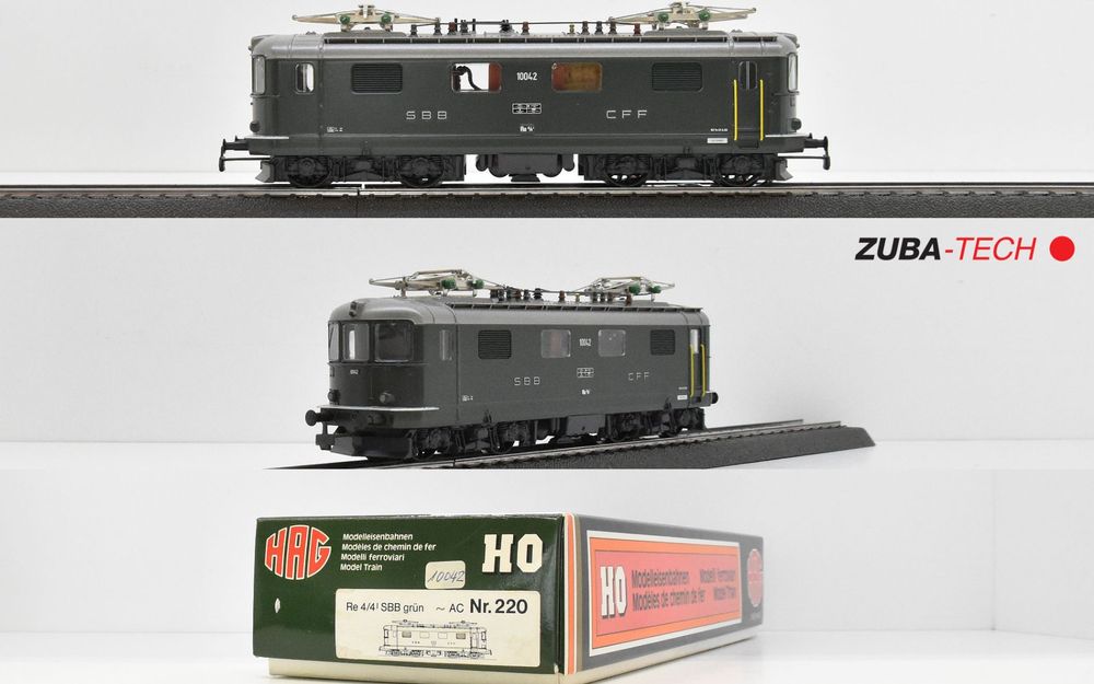 HAG 220 E-Lok Re 4/4 I SBB H0 WS Analog mit OVP (Gebraucht) in St. Gallen für CHF 191 – mit ...
