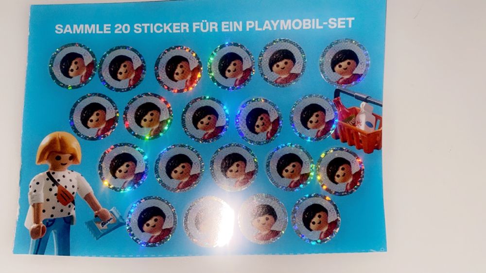Migros Playmobil Mania 1x Volle Karte 20 Sticker | Kaufen auf Ricardo