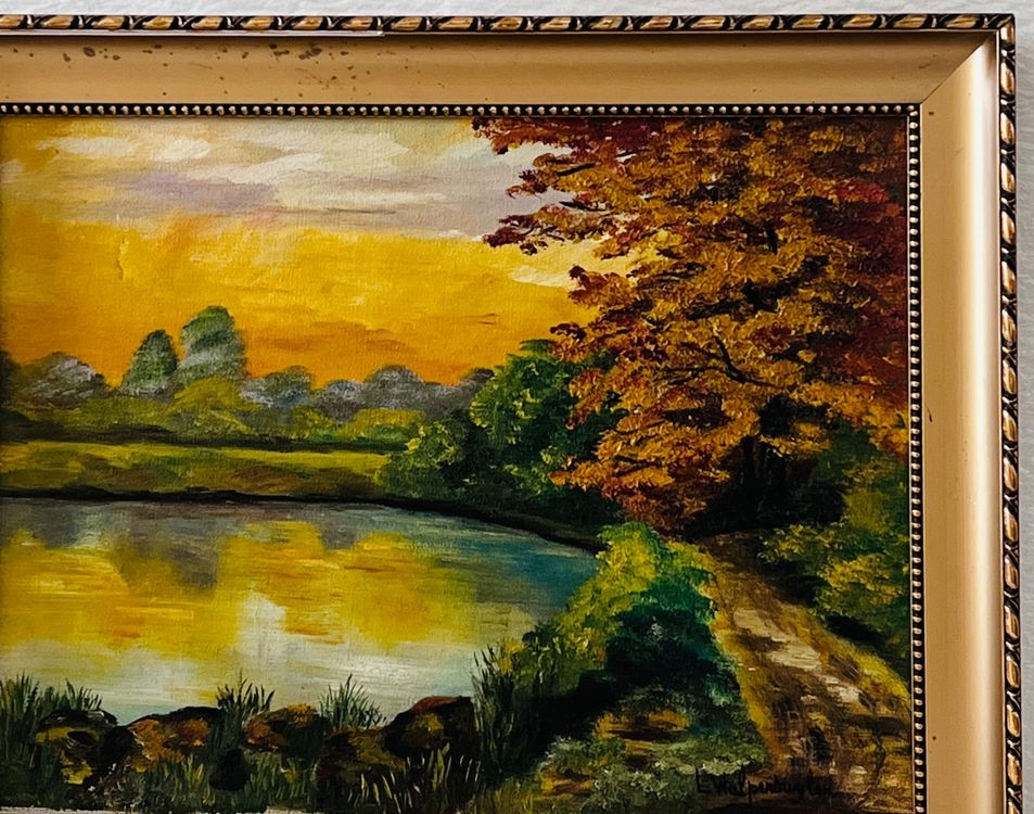 Alte Landschaft Gemälde Unleserlich Signiert (Gebraucht) in Root für CHF 10 – mit Lieferung auf ...