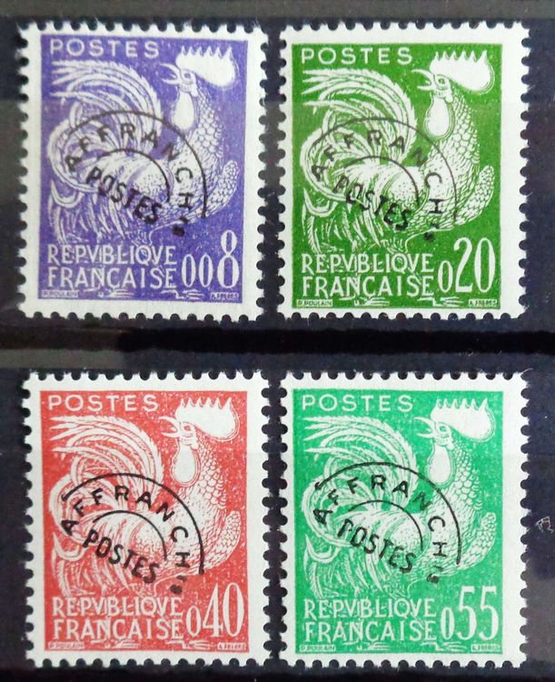 FRANCE 1960: Préos, Gallischer Hahn, Serie ** (Neu (gemäss Beschreibung)) in Zürich für CHF 1.8 ...