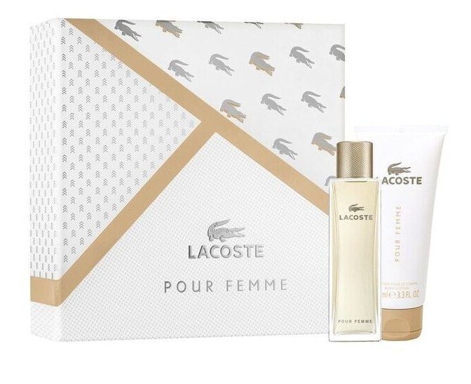 Lacoste Pour Femme Geschenkset EdP 50ml+Bodylotion 100ml NEU (Neu und ...