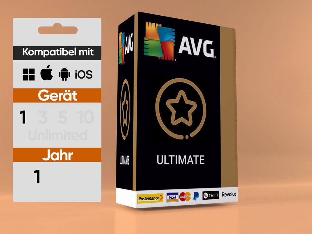 AVG Ultimate Security - 1 PC- 1 Jahr - (Gebraucht) in Langenthal für ...