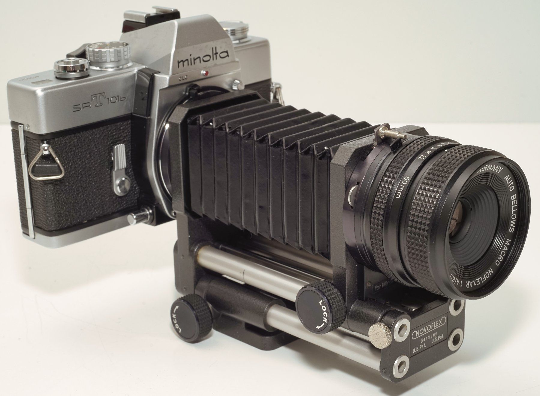 Novoflex Auto Bellows Macro Noflexar 1:4/60 Minolta MD-Mount (Gebraucht ...