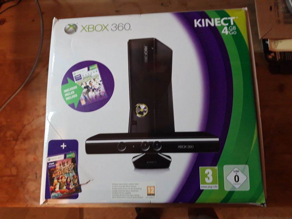 XBOX 360 Arcade 4GB Console Kinect Bundel (Adventure+Sport) | Kaufen ...