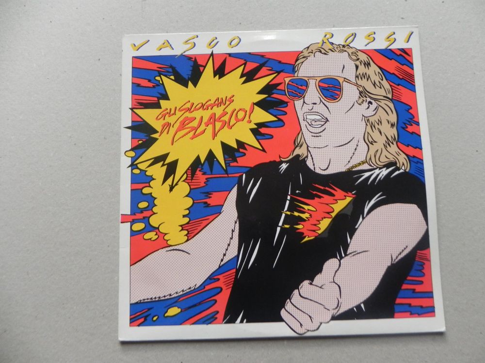 LP Italien Pop Rock Vasco Rossi 1988 Gli Slogans di Blasco (Gebraucht ...