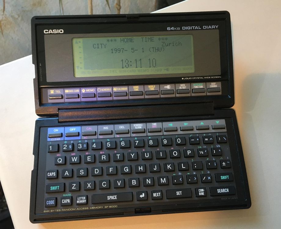 Vintage Casio SF-8000 Digital Diary (Gebraucht) in Bäretswil für CHF 20 ...