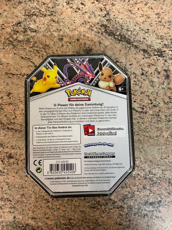 Pokemon Pikachu TIN-BOX V-Power (Neu und originalverpackt) in Frick für ...