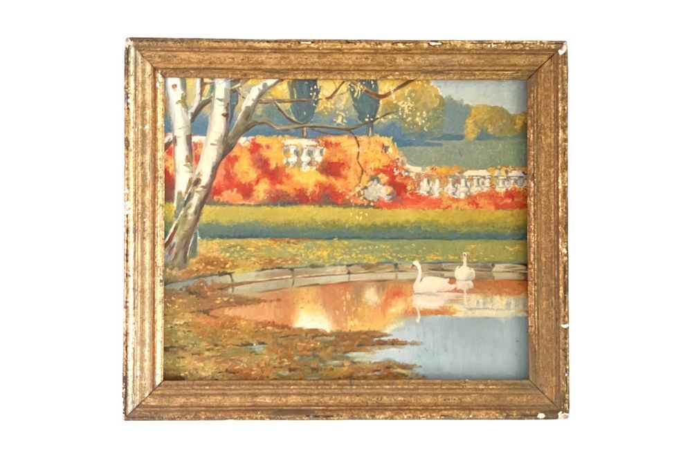 Gemälde mit Schwänen verso Beschriftet (Gebraucht) in Uster für CHF 45 – mit Lieferung auf ...