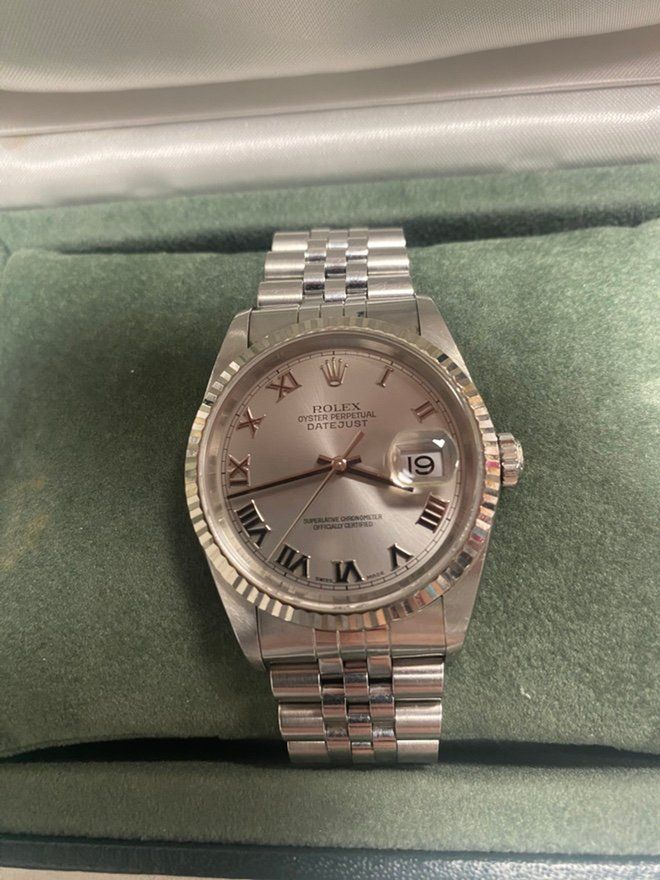 🔥 Rolex Datejust Ref. 16220 seltene Konfiguration (Gebraucht) in St ...