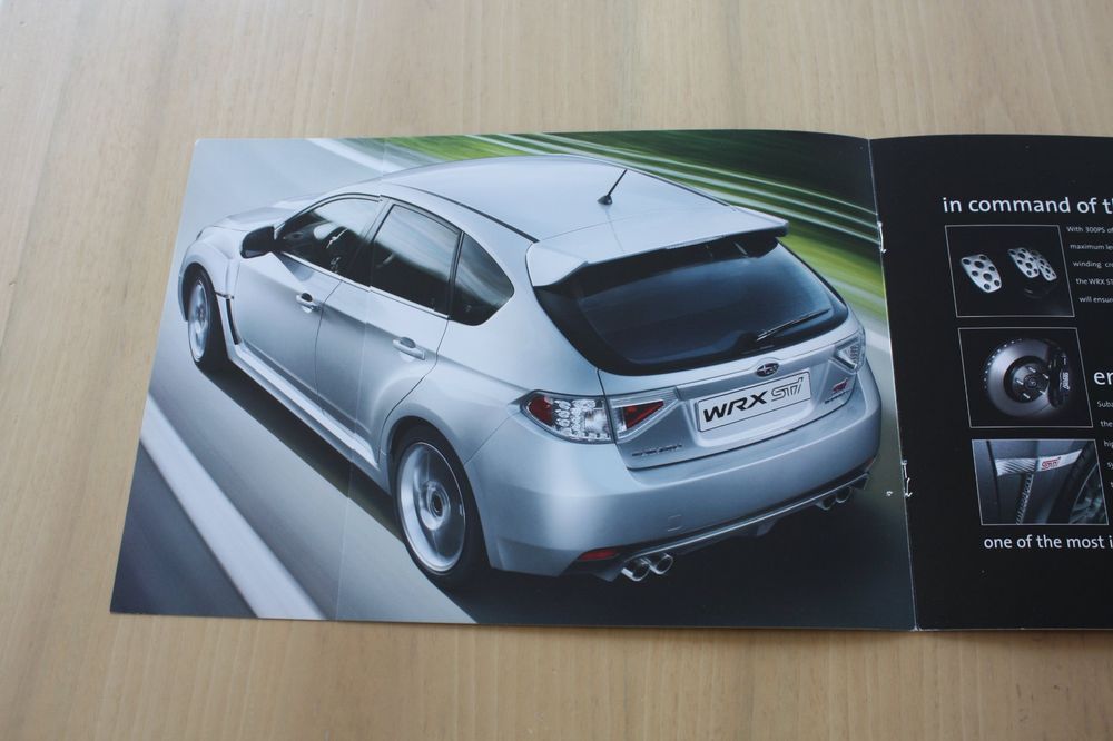 Subaru Impreza WRX STI Prospekt 2008 (Gebraucht) in Wikon für CHF 9 ...
