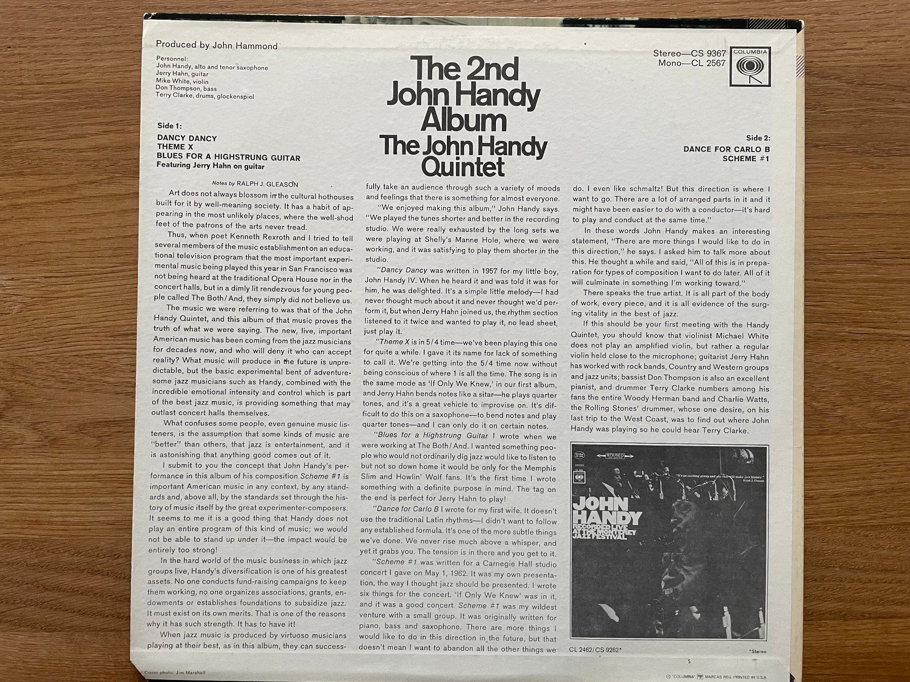 The John Handy Quintet, The 2nd John Handy Album, RI, USA (Gebraucht ...
