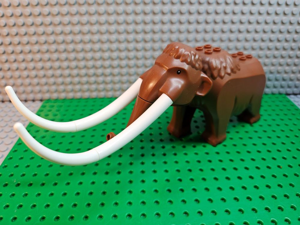 1 Lego - Tiere, wolliges Mammut braun aus 60195, selten | Kaufen auf ...
