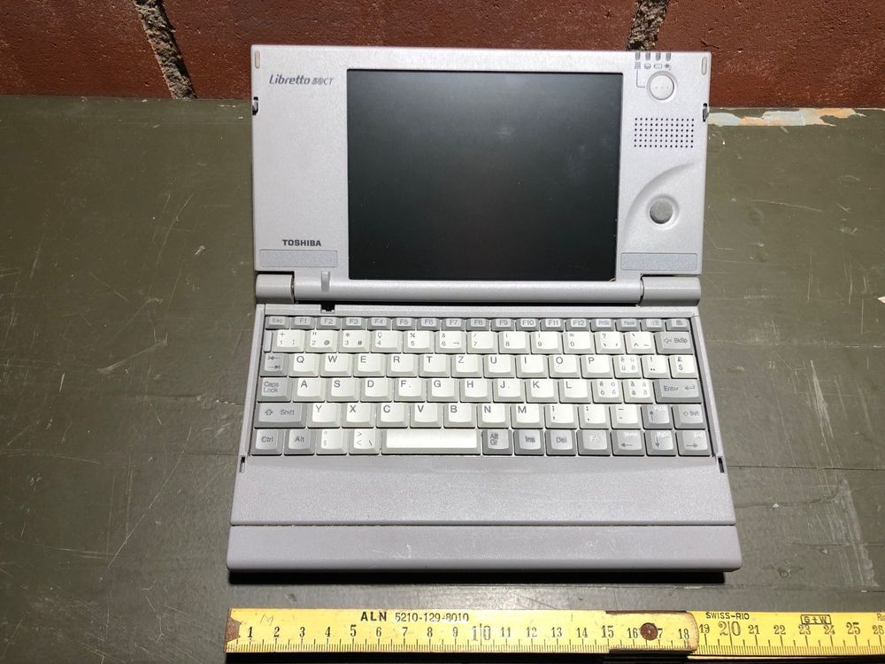 Toshiba Libretto 50CT Notebook Netbook Laptop Comptrer (Defekt) in ...