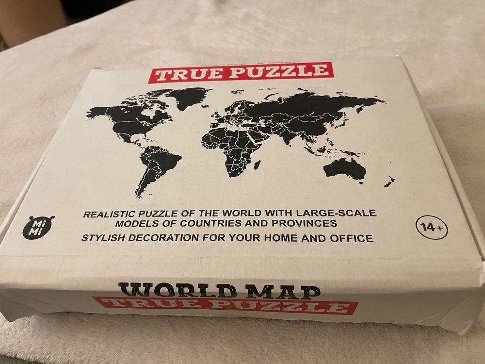 XXL Weltkarte Puzzle 100x50cm neu & OVP (Neu und originalverpackt) in Basel für CHF 35 – nur ...