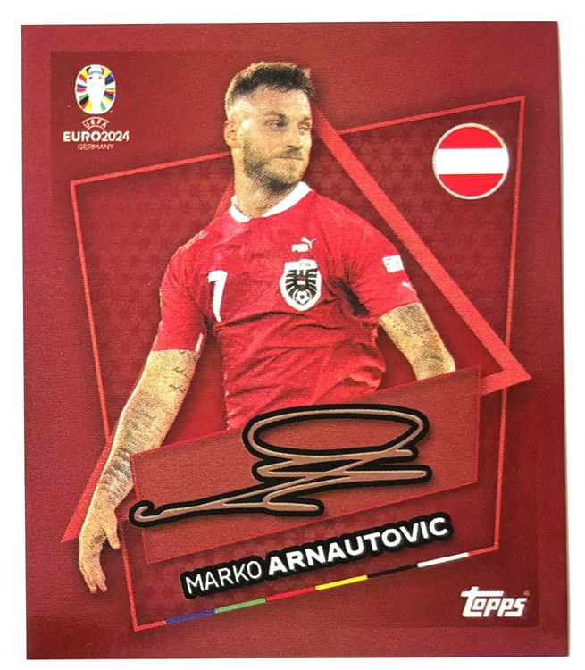 Topps EURO 2024 Swiss Edition Arnautovic SP Signatur | Kaufen auf Ricardo