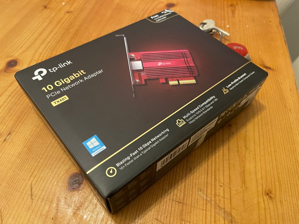 TP-Link TX401 - PCle Express Netzwerk Adapter, 10 Gigabit (Neu (gemäss ...