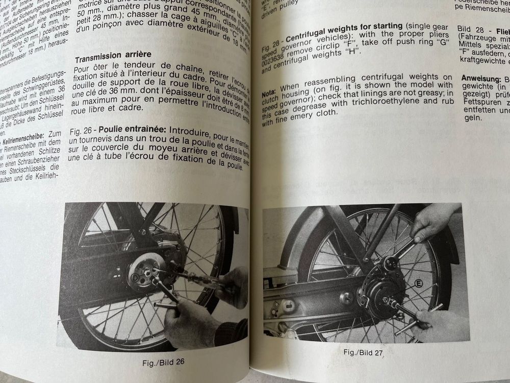 Piaggio ciao Bravo SI Original Werkstatthandbuch für Mofa (Gebraucht) in Veltheim AG für CHF 86 ...