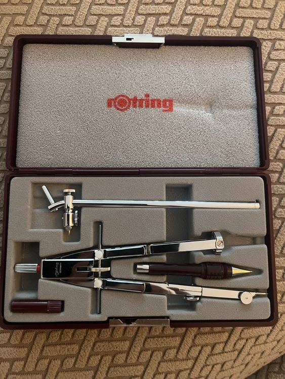 Rotring Zirkel Set, Rapidograph Top Zustand! (Neu (gemäss Beschreibung ...