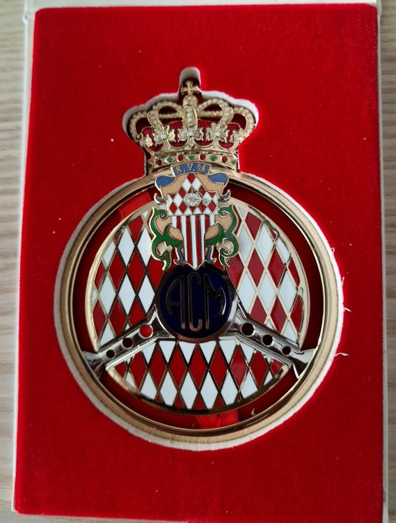 ACM Monaco Auto Emblem Plakette Nr. 385/500 Why Note | Kaufen auf Ricardo